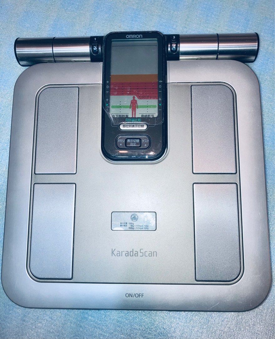 日版 HBF-375 OMRON 體脂磅 歐姆龍 脂肪磅 體脂稱 體脂秤 karada scan Body Composition Scale ...