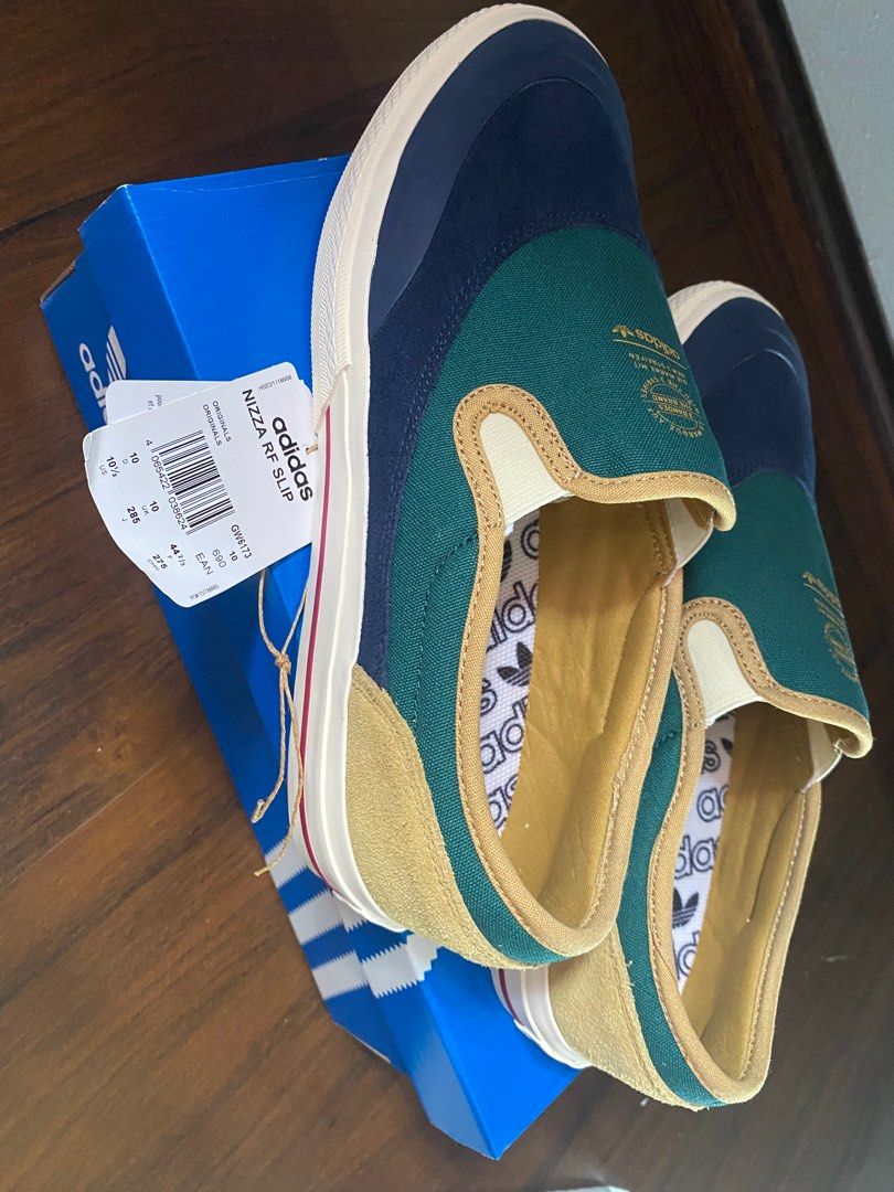 Adidas Nizza RF slip on shoes (US10.5), Men's Fashion, Footwear, Casual ...