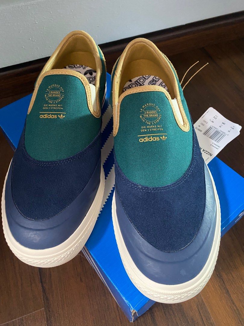 Adidas Nizza RF slip on shoes (US10.5), Men's Fashion, Footwear, Casual ...