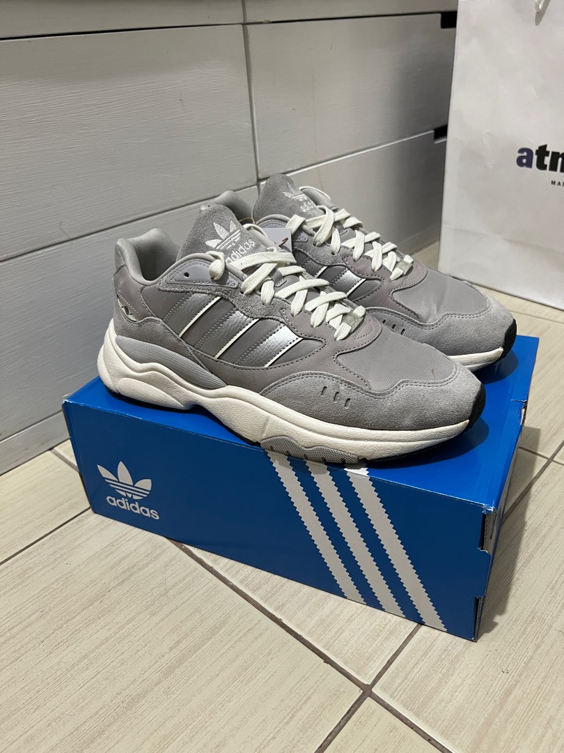 Adidas Retropy F90 Shoes - Gray, Men's Fashion, Footwear, Sneakers on ...