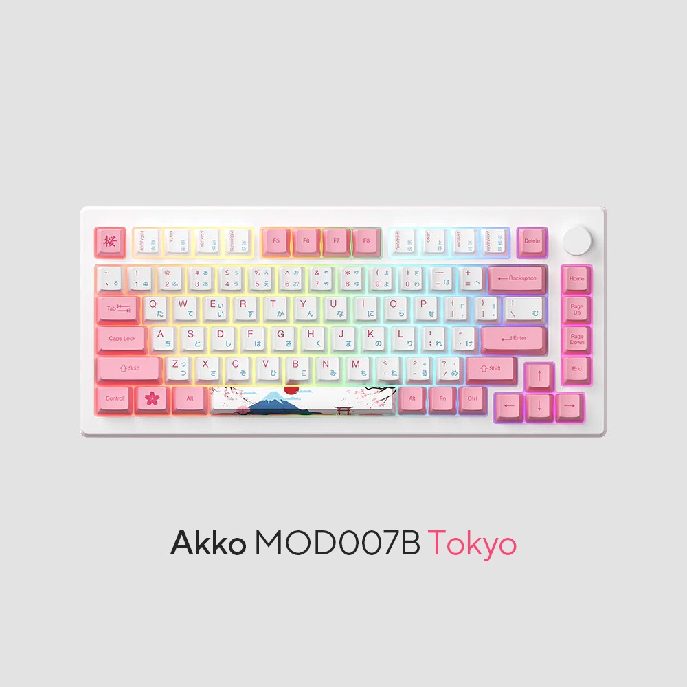 Akko MOD 007B PC Tokyo R2 Mechanical Keyboard, Computers & Tech, Parts ...