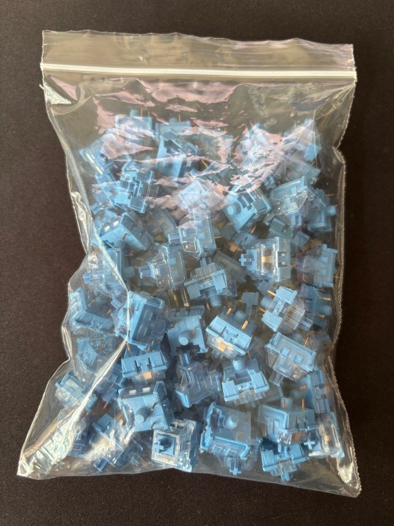 Akko Ocean Blue Tactile Switches (90pcs, 60 lubed), Computers & Tech ...
