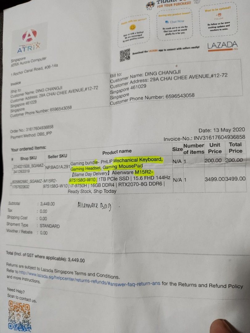 alienware gaming laptop, Computers & Tech, Laptops & Notebooks on Carousell