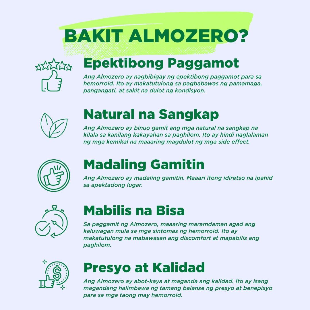 ALMOZERO BEST SOLUTION FOR HEMORRHOIDS / ALMORANAS, Health & Nutrition ...