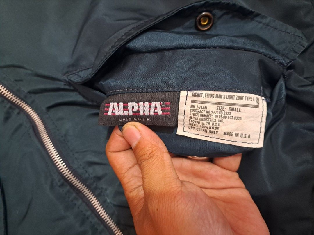 ALPHA INDUSTRIES TYPE L2B FLIGHT JACKET, Men's Fashion, Coats, Jackets ...