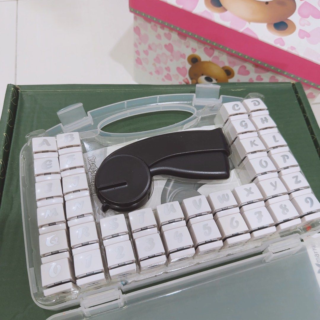 Alphabet letter puncher 36 pcs full set, Hobbies & Toys, Stationery ...