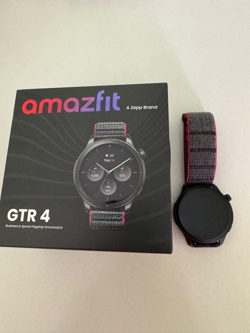 Amazfit GTR4 Racetrack Grey, Mobile Phones & Gadgets, Wearables & Smart ...