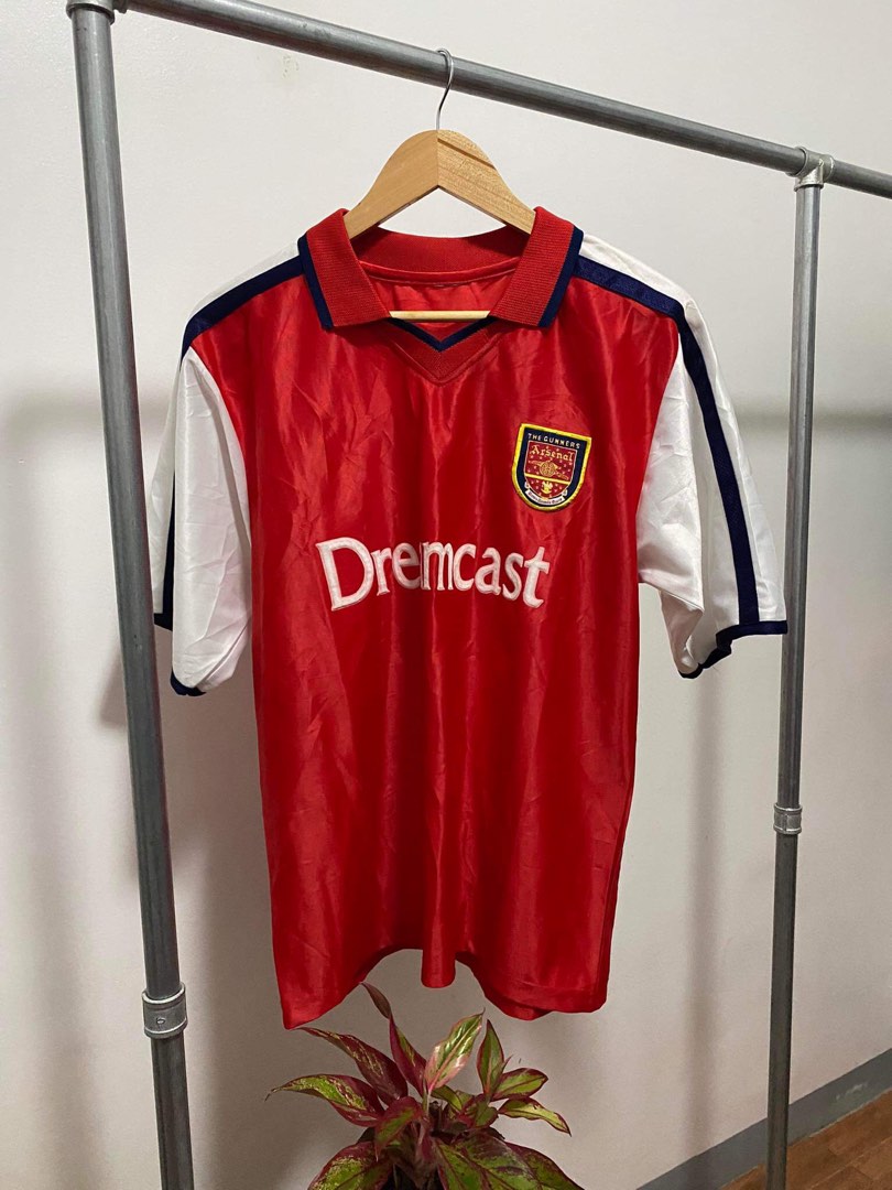 Arsenal Dreamcast Football Jersey, Men's Fashion, Tops & Sets, Tshirts ...
