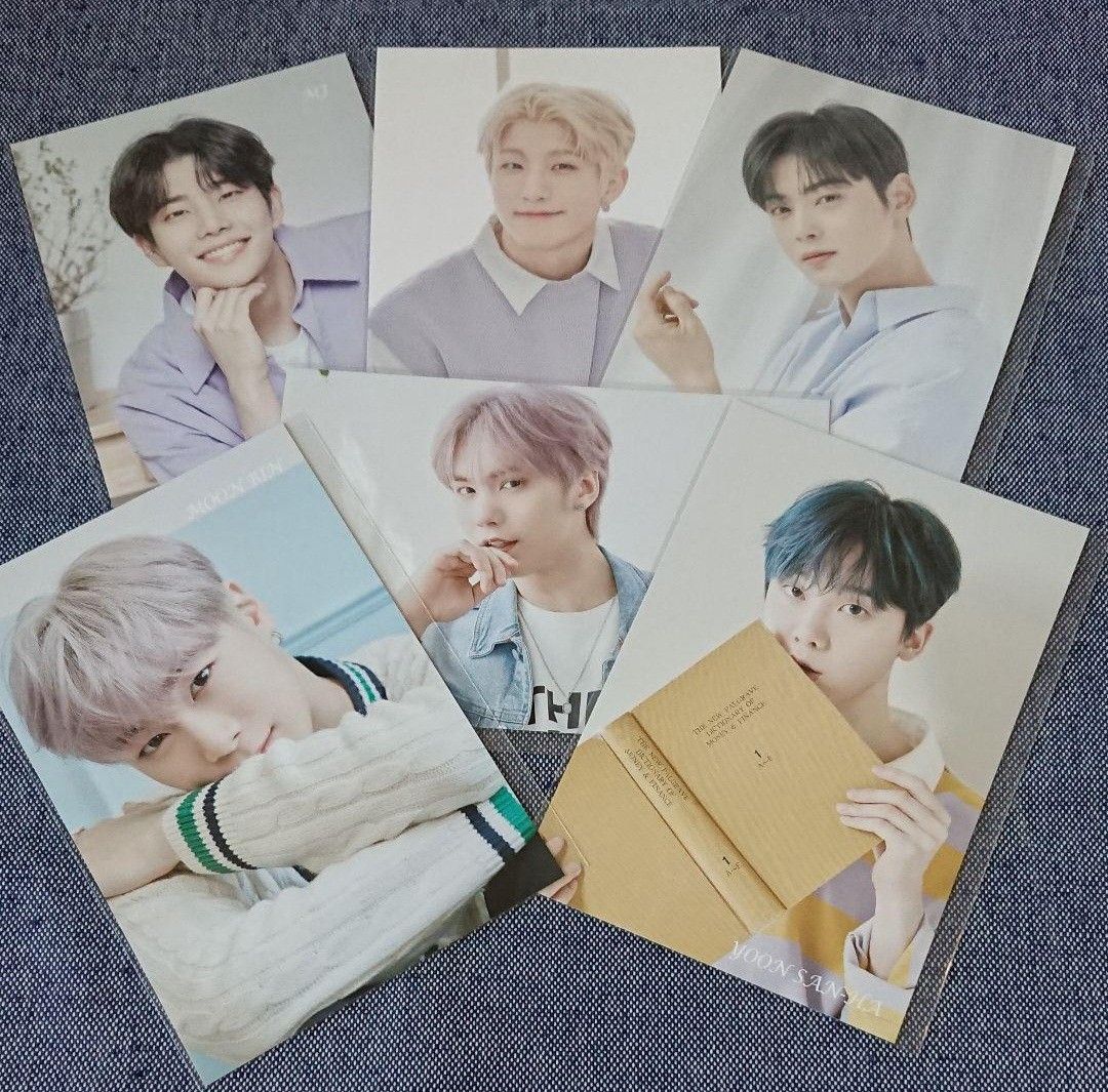ASTRO ROROHA JAPAN OFFICIAL PHOTOCARDS [MJ, JINJIN, CHAEUNWOO, MOONBIN ...