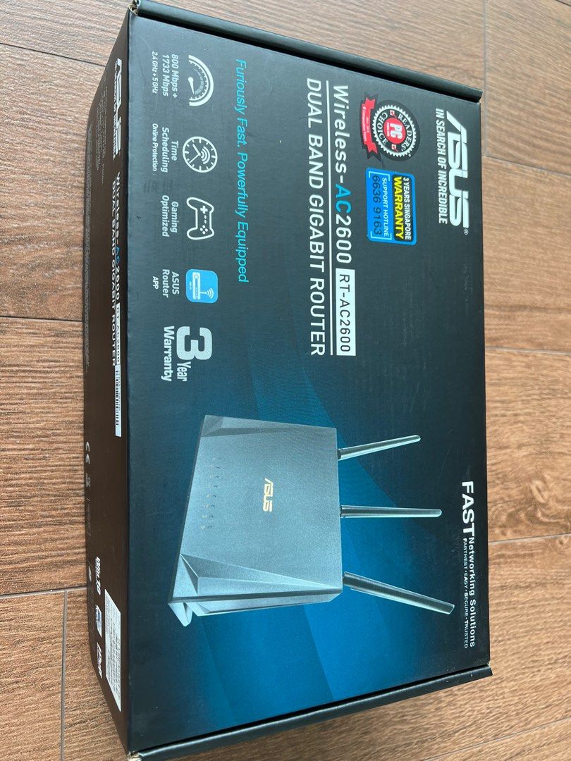 ASUS AC2600 router, Computers & Tech, Parts & Accessories, Networking ...