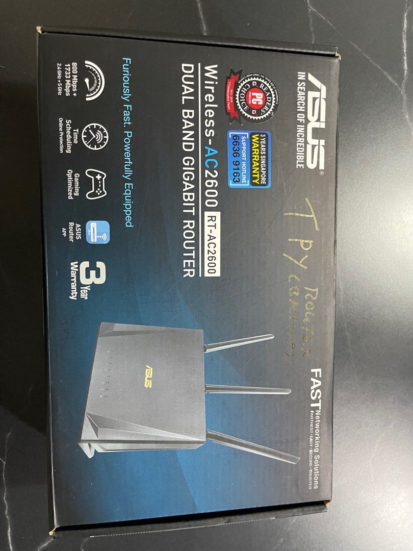 Asus RT-AC2600 Wireless dual band gigabit router, Computers & Tech ...