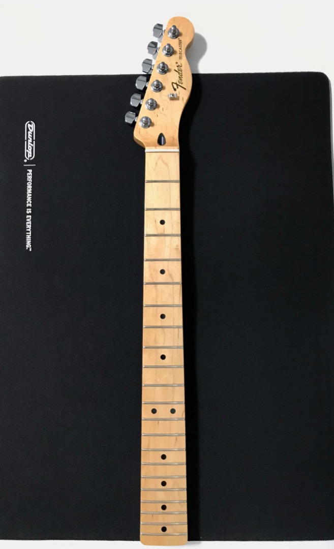 Authentic Fender Telecaster Maple Neck w Fender Tuners/String Tree/TUSQ ...