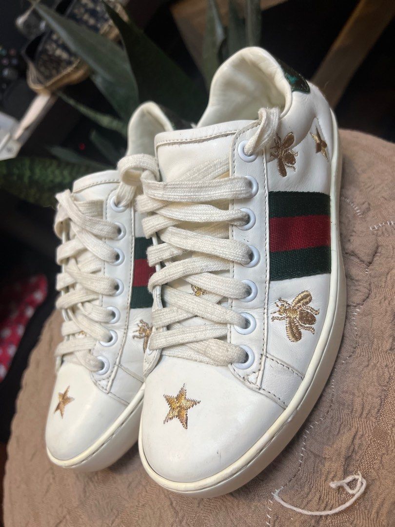 authentic gucci sneakers star, Women's Fashion, Footwear, Sneakers on ...
