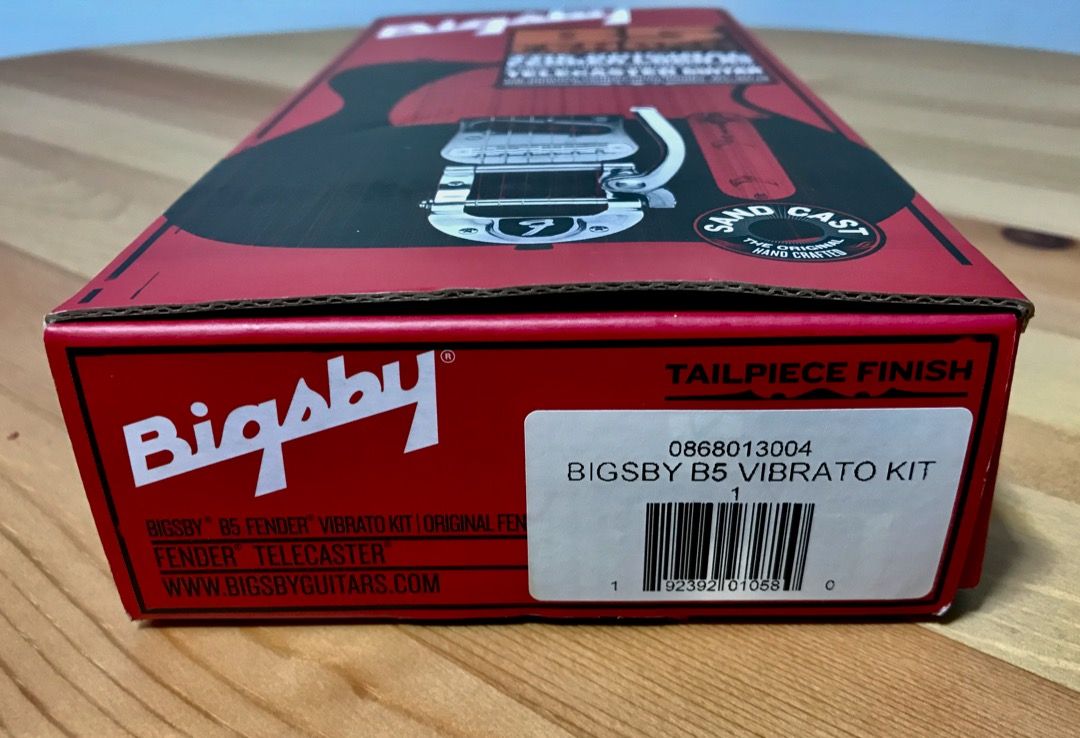 Authentic US Made Bigsby B5 Fender Logo Telecaster Vibrato Kit Brand ...