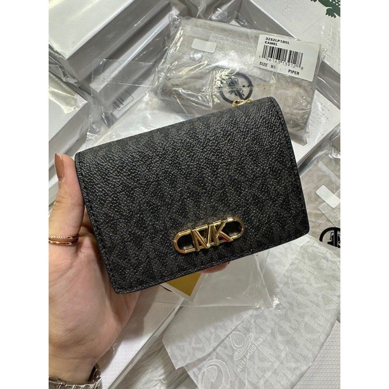AUTHENTIC/ORIGINAL MCHAEL KORS MK Parker Medium Logo TriFold Wallet ...