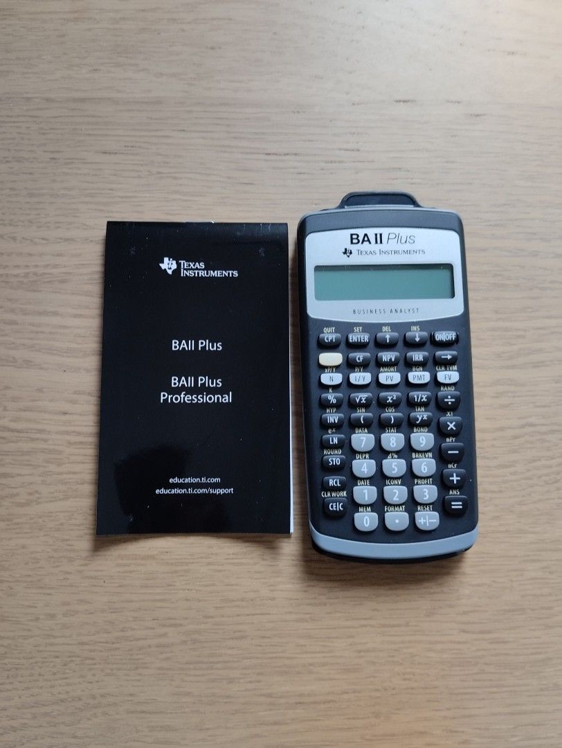 BA II Plus Calculator, Computers & Tech, Office & Business Technology ...