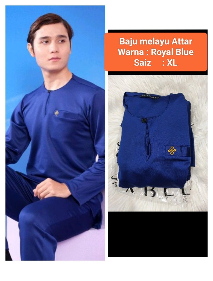 Baju Melayu Attar, Men's Fashion, Muslim Wear, Baju Melayu on Carousell