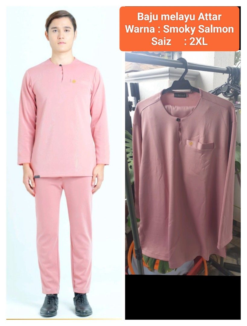 Baju Melayu Attar, Men's Fashion, Muslim Wear, Baju Melayu on Carousell