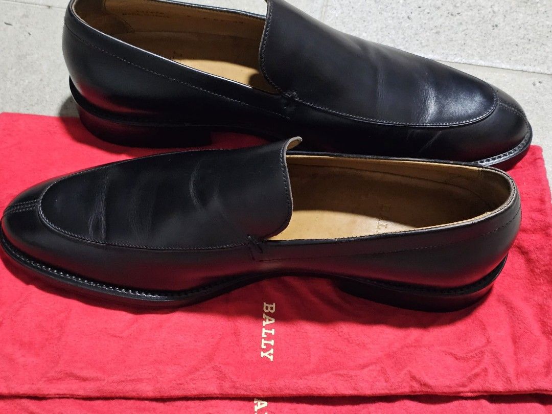 Bally Designer Penny Loafers Black leather, Men's Fashion, Footwear ...