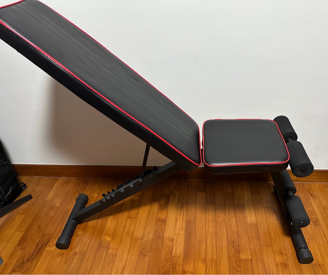 Foldable compact gym bench, Sports Equipment, Other Sports Equipment ...