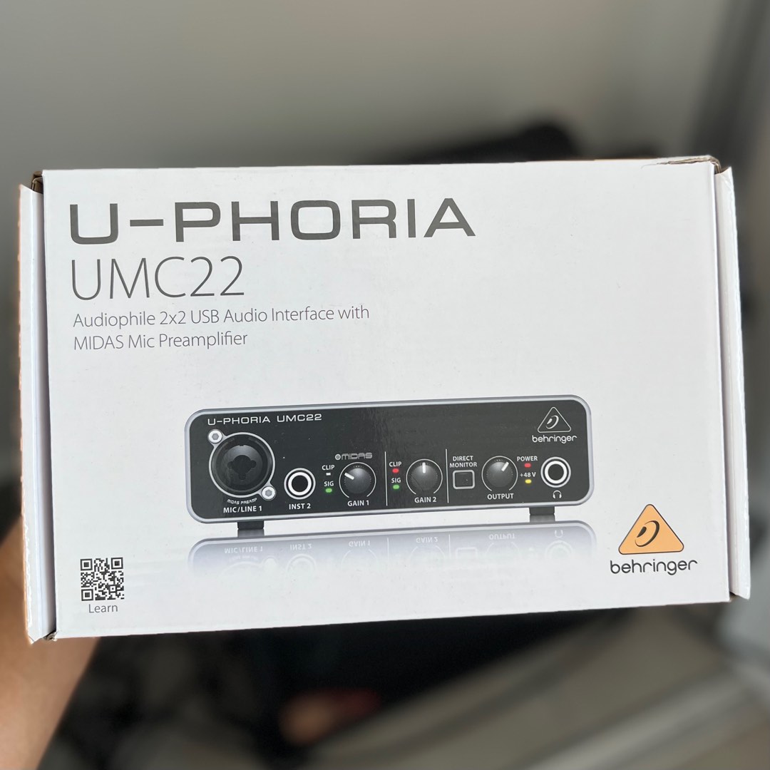 Behringer UMC22 Audio Interface, Audio, Soundbars, Speakers ...