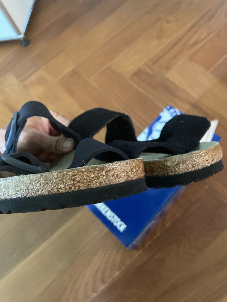 Birkenstock Arizona midnight blue suede (not Boston), Men's Fashion ...
