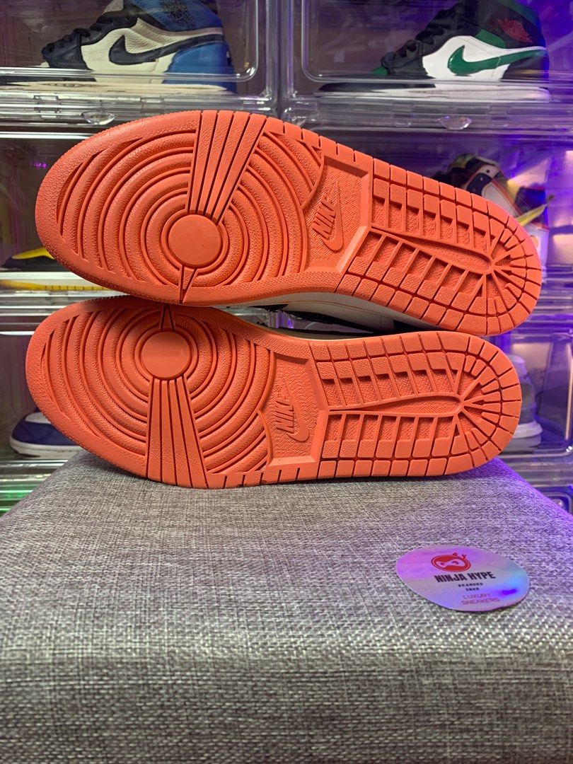 BISA COD / REKBER, AIR JORDAN 1 LOW OBSIDIAN EMBER GLOW , AIR JORDAN 1 ...