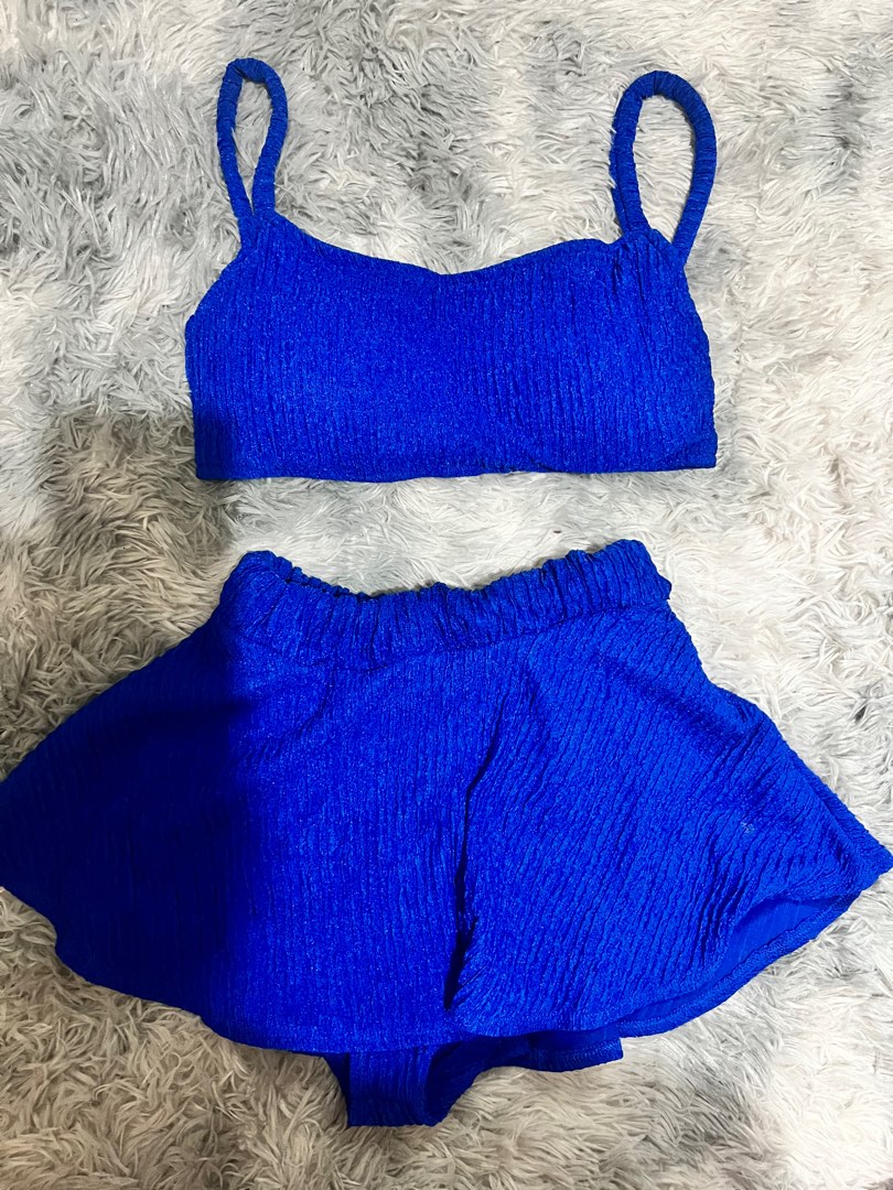 Blue Coordinates (swim wear), Women's Fashion, Swimwear, Bikinis ...
