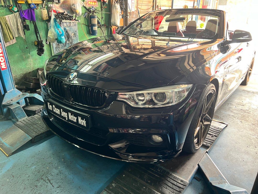 BMW F33 M SPORT FRONT LIP, Car Accessories, Accessories on Carousell