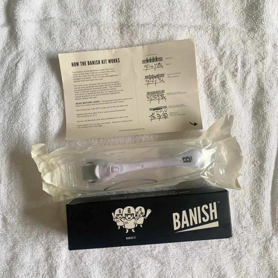 BN Banish Microneedling 1.0 M Banisher, Beauty & Personal Care, Face ...