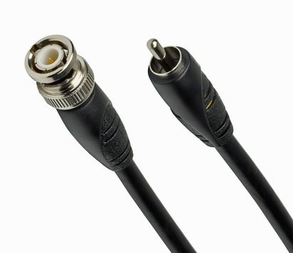 BNC Male to RAC Male AV Cable composite cable cord connector male to ...