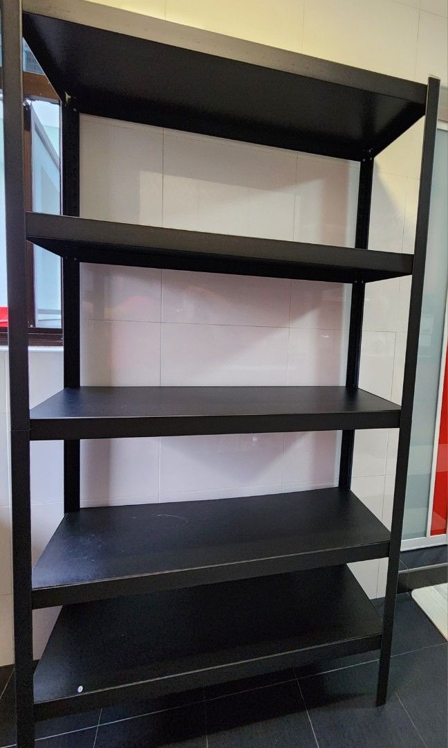 Boltless 5-tier Metal Rack, Furniture & Home Living, Furniture, Shelves ...