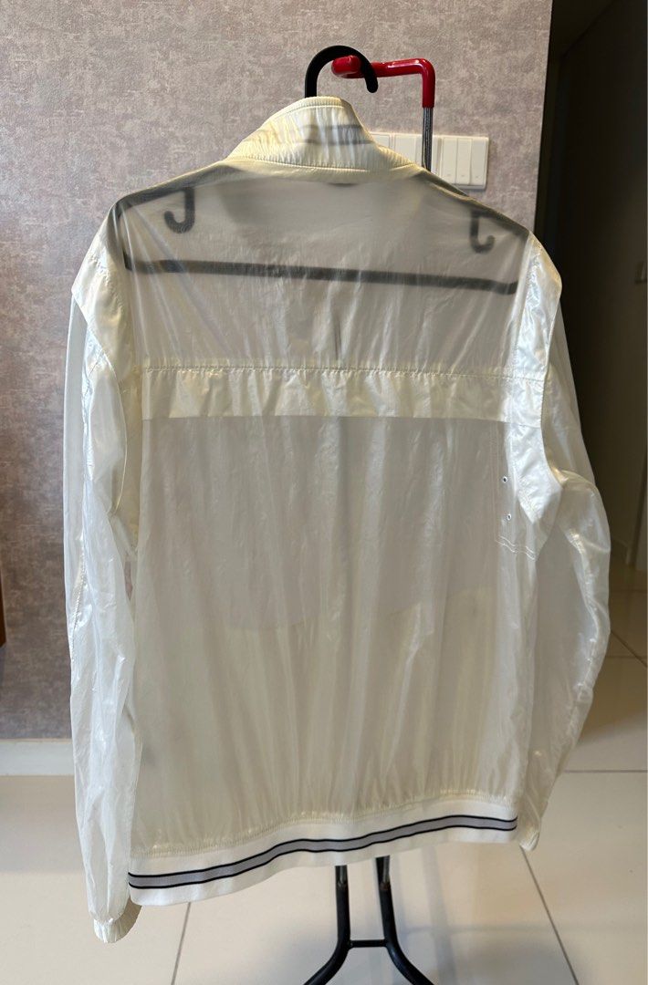 clear plastic bomber jacket