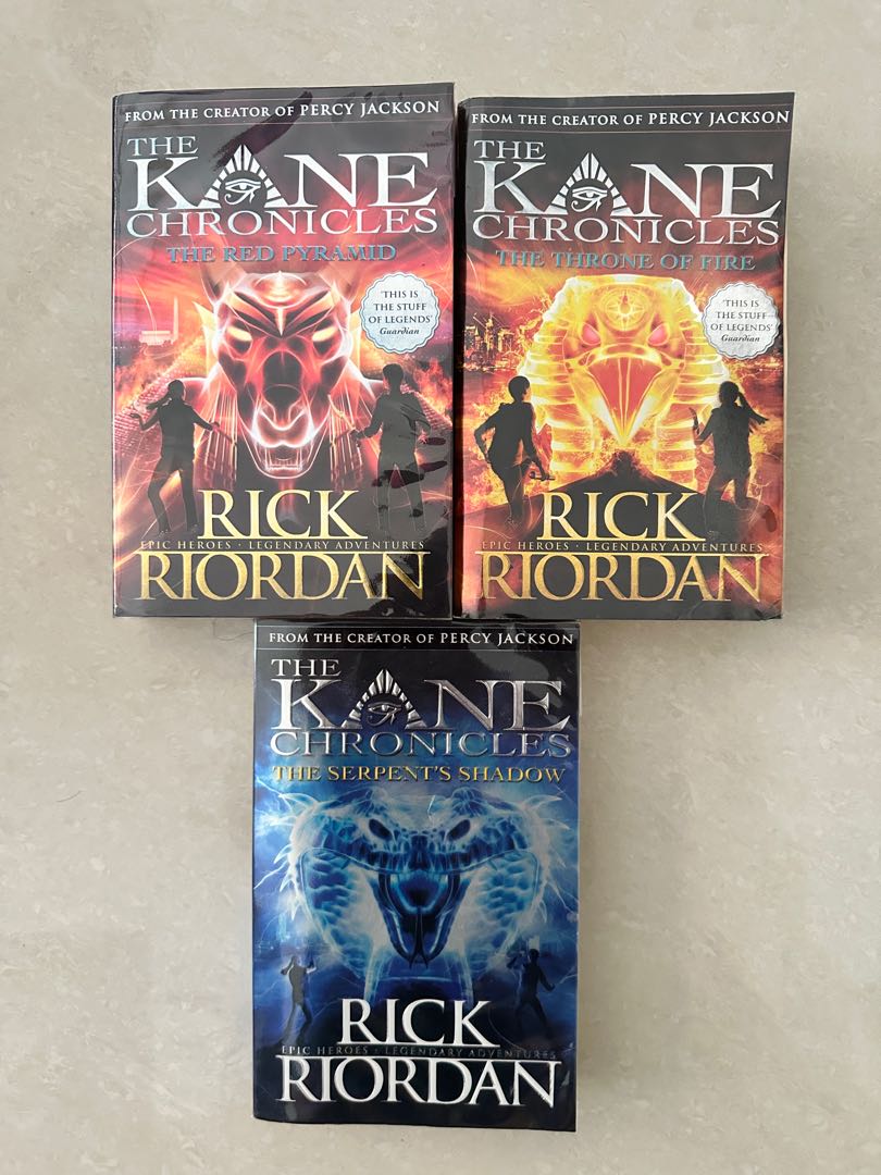 (Book Set) The Kane Chronicles Collection by Rick Riordan, Hobbies ...