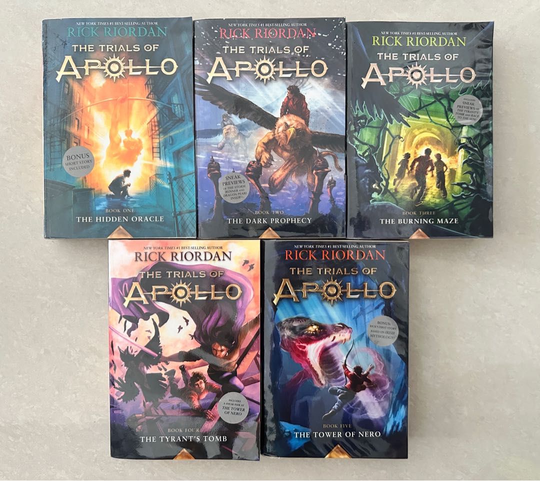 (Book Set) Trials of Apollo, Hobbies & Toys, Books & Magazines, Fiction ...