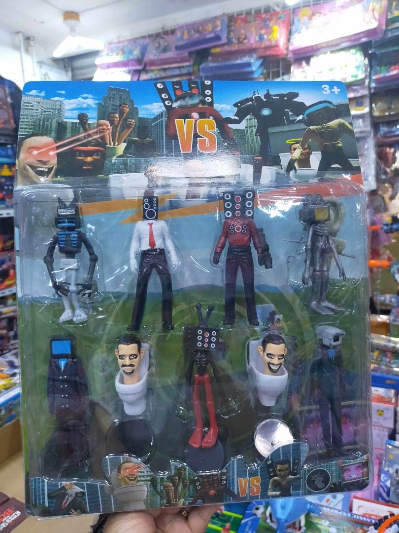 BRANDNEW 9pcs SKIBIDI COLLECTIBLE TOY SET, Hobbies & Toys, Toys & Games ...