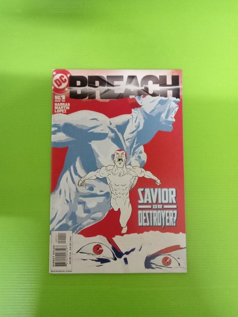 Breach #1 ( Marcos Martin - Cover Art ) DC Comics, Very Rare Issue ...
