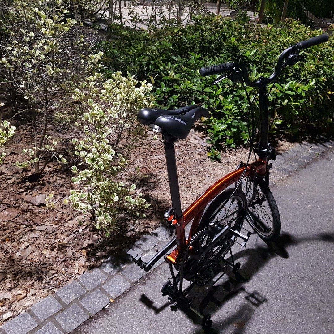 brompton c line explorer m6r flame lacquer black edition, Sports ...