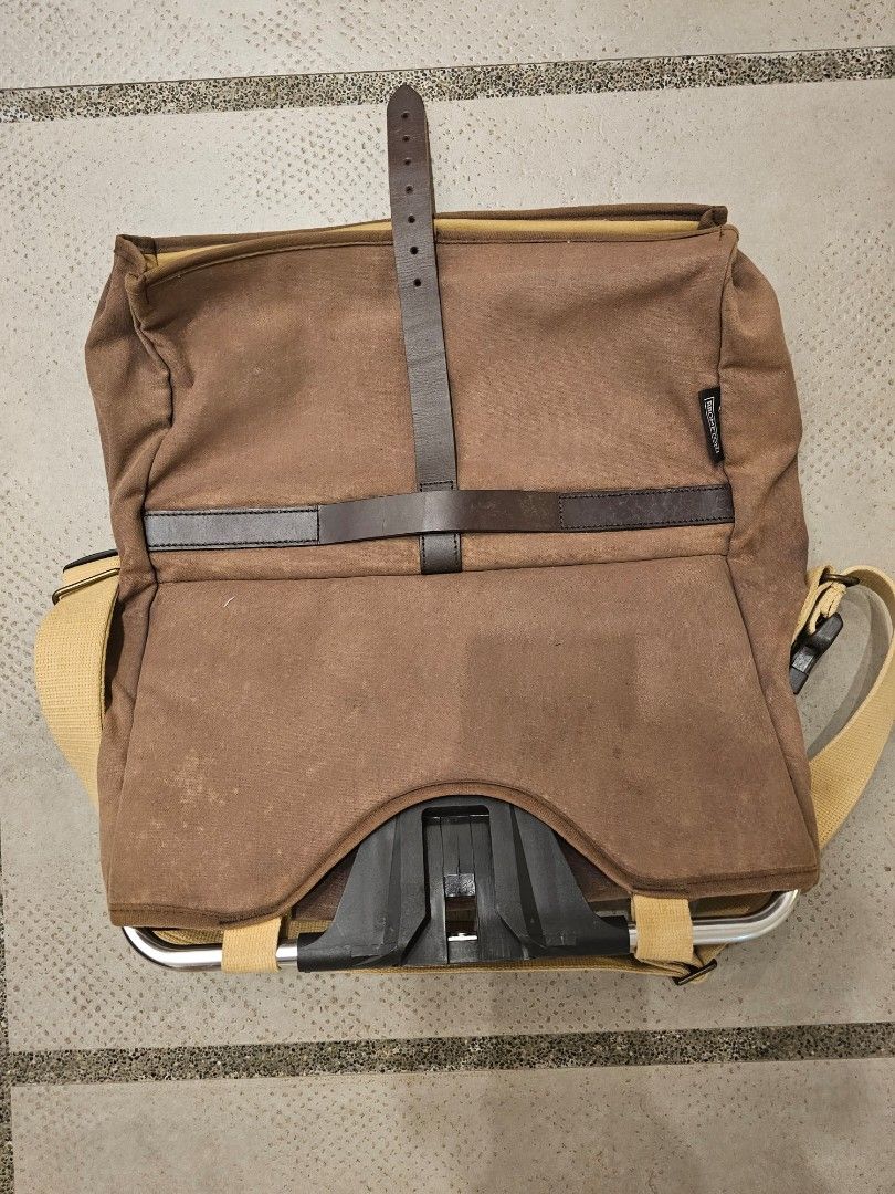 Brompton Shoulder Tote Bag (Brown), Sports Equipment, Bicycles & Parts ...