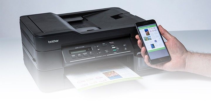 Brother DCP-710W Ink Tank Printer + Free Ink Bottle Refill + A4 Copier ...