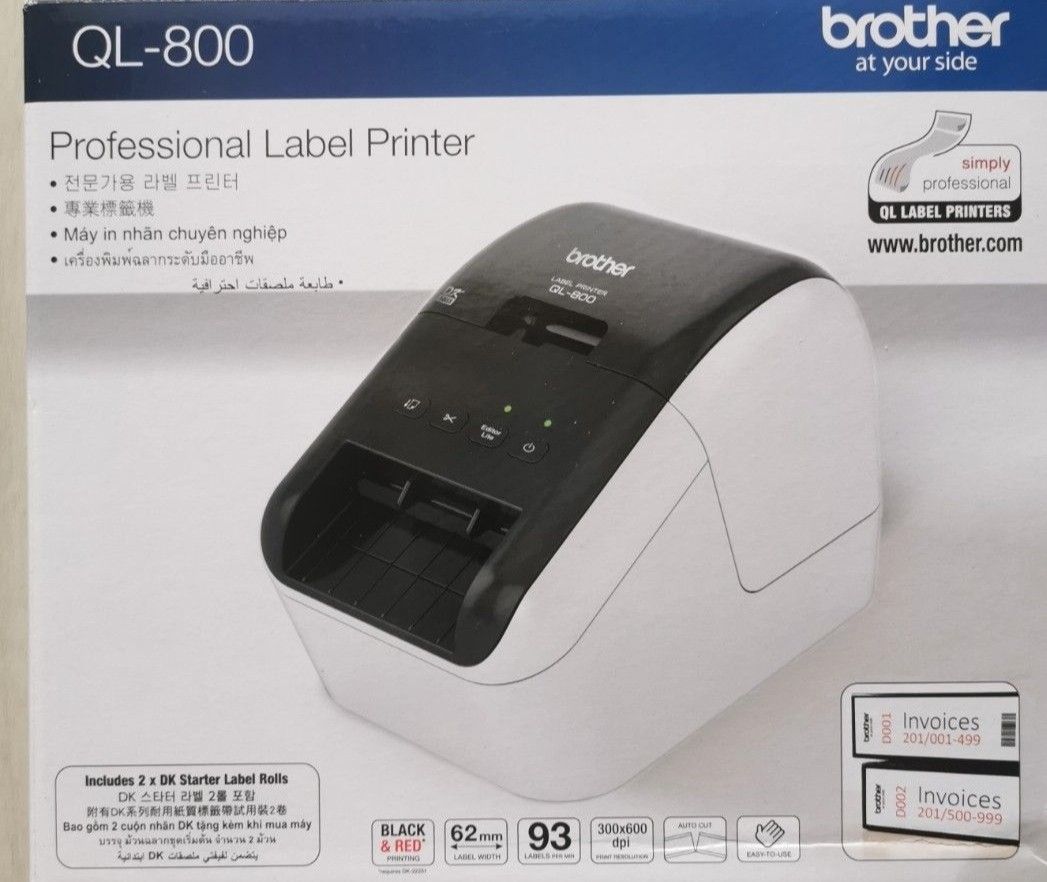 BROTHER QL-800 LABEL PRINTER, Computers & Tech, Printers, Scanners ...
