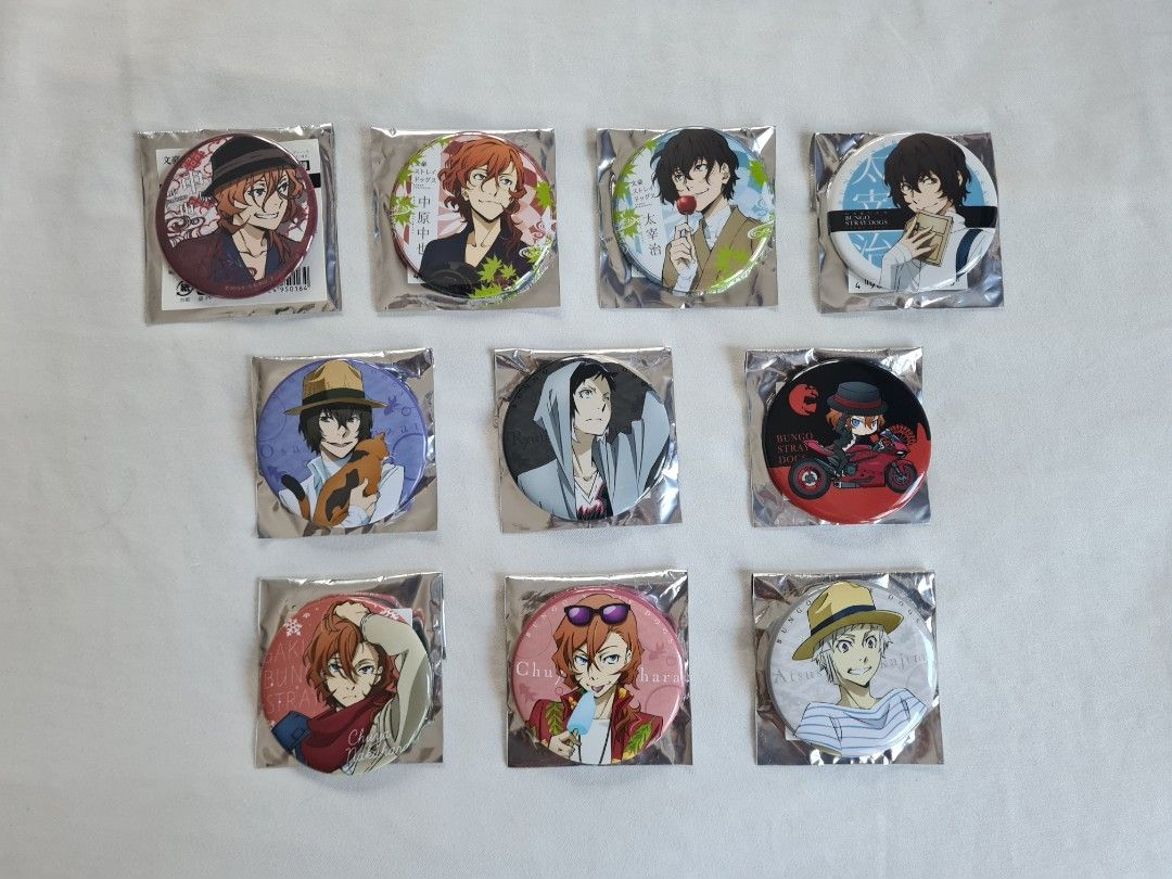 Bsd bungou bungo stray dogs Assorted Marui Badges, Hobbies & Toys ...