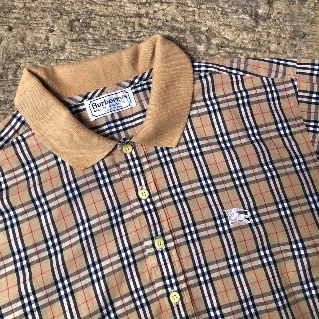 Burberry Plaid, Men's Fashion, Tops & Sets, Tshirts & Polo Shirts on ...