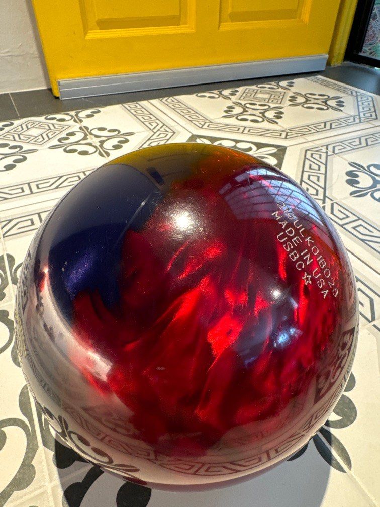 Burner Pearl 14lb Reactive Bowling Ball, Sports Equipment, Sports ...