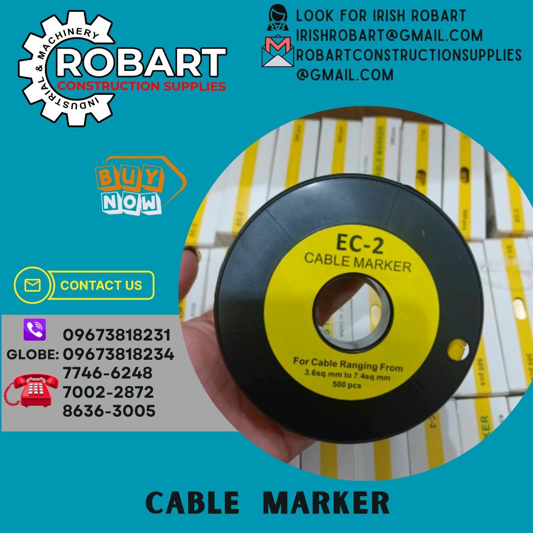 cable marker, Commercial & Industrial, Construction Tools & Equipment on Carousell