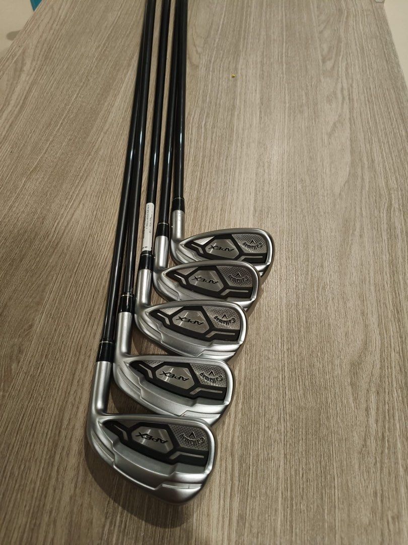 Callaway Apex set graphite Irons 6, 7, 8, 9, P, Sports Equipment ...