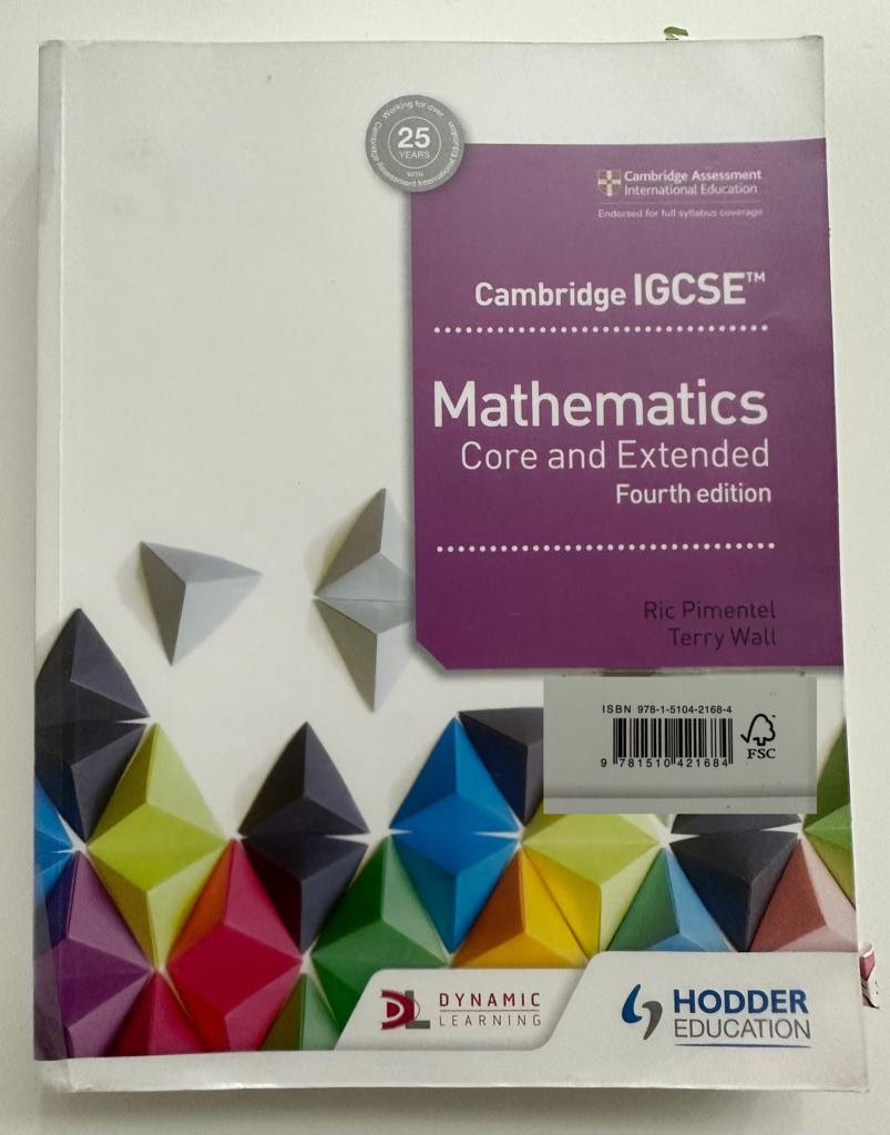 Cambridge IGCSE Mathematics 4th Edition, Hobbies & Toys, Books ...