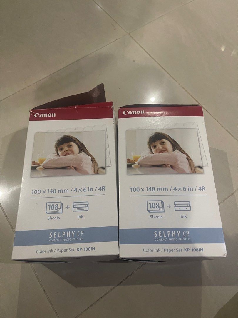 Canon SELPHY Color Ink/Paper Set, Photography, Photography Accessories ...