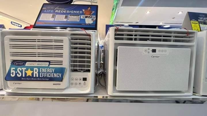 CARRIER WINDOW TYPE AIRCON MANUAL AND REMOTE (NON INVERTER AND INVERTER ...