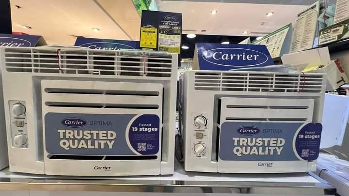 CARRIER WINDOW TYPE AIRCON MANUAL AND REMOTE (NON INVERTER AND INVERTER ...